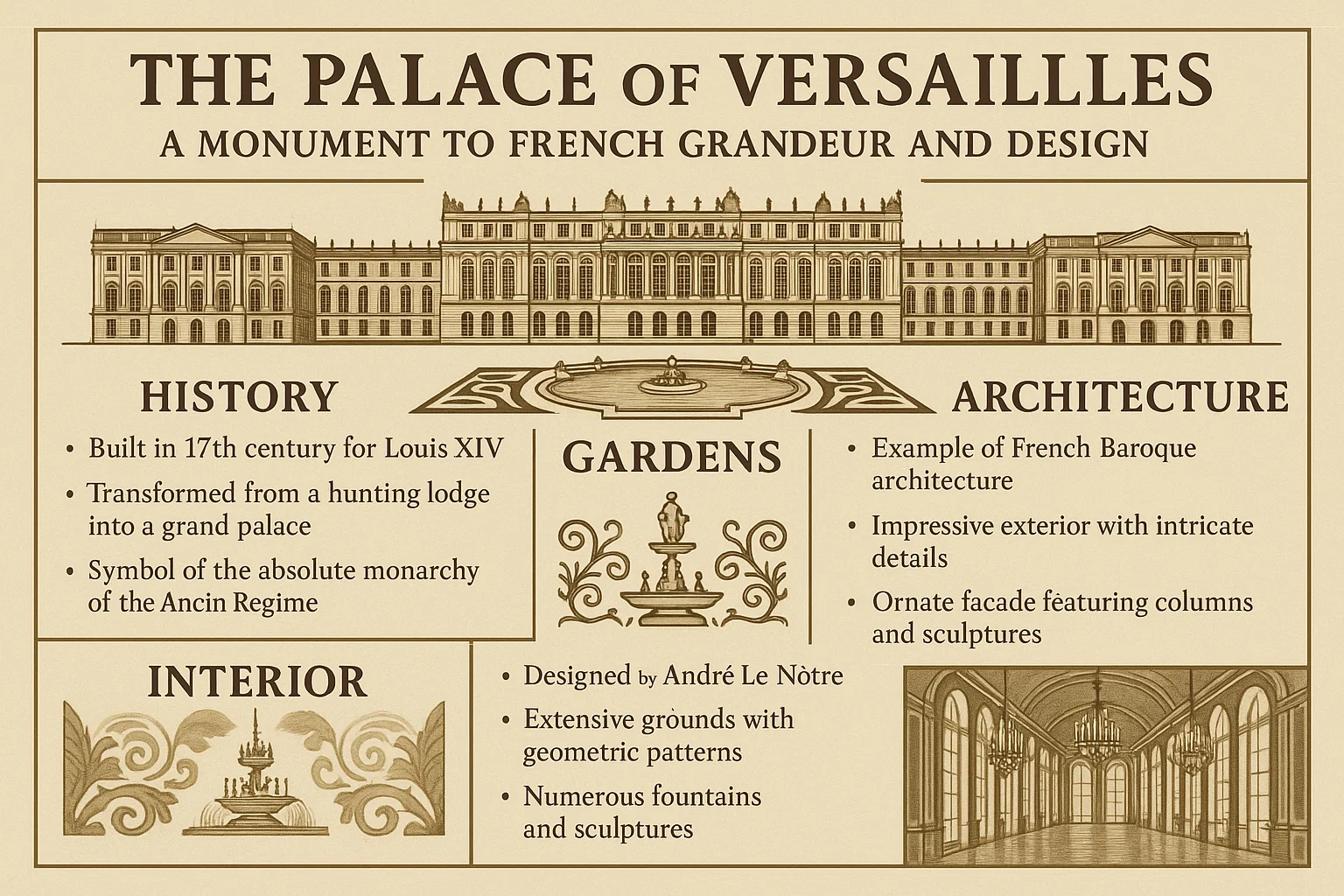 The Palace of Versailles: A Monument to French Grandeur and Design