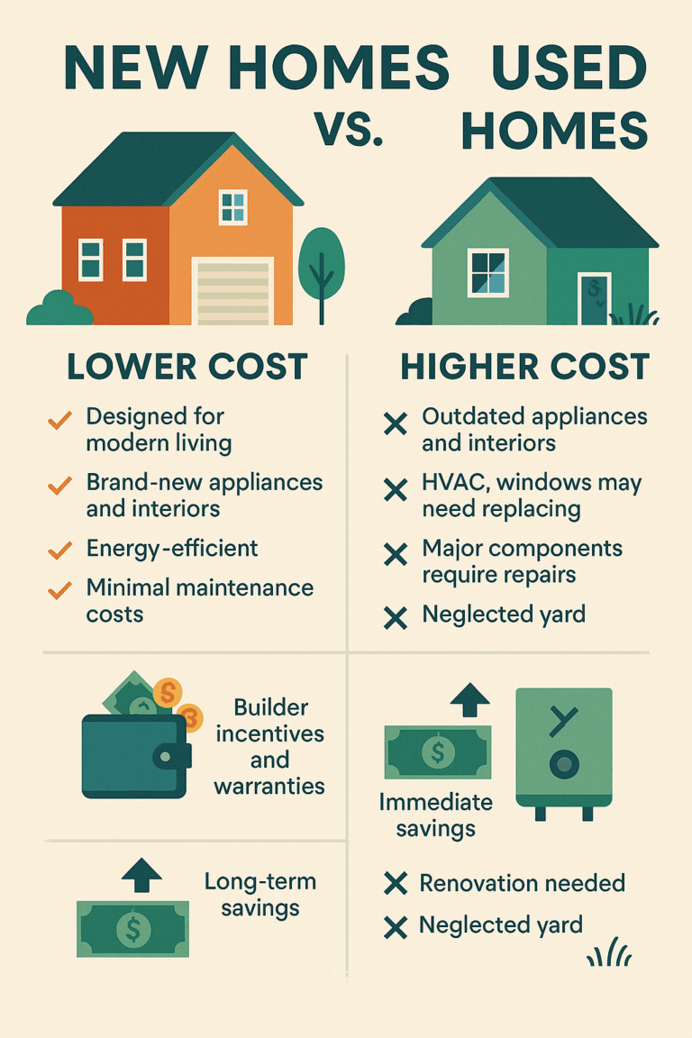 New vs Used Homes - PreConstruction Homes